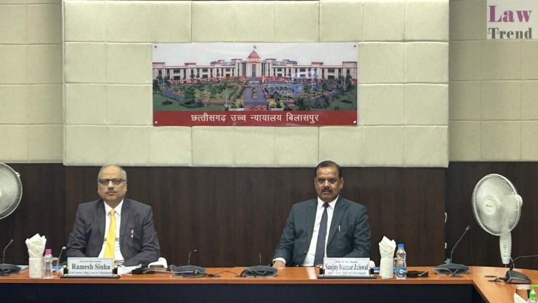 Chhattisgarh HC Chief Justice Ramesh Sinha Virtually Lays Foundation ...